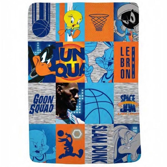 Warner Bros. | Bedding | Nwt Space Jam 2 Movie Super Soft Blanket Throw ...